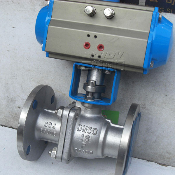 Q641F/PPL不锈钢气动球阀_浙江三精阀门有限公司